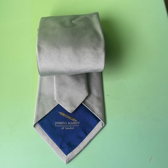 John Hardy | Accessories | John Hardy Platinum Silk Tie | Poshmark